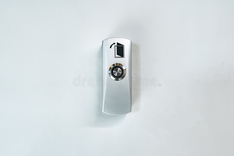 Electronic Key Access System Door Lock on the Wall. Stock Photo - Image ...