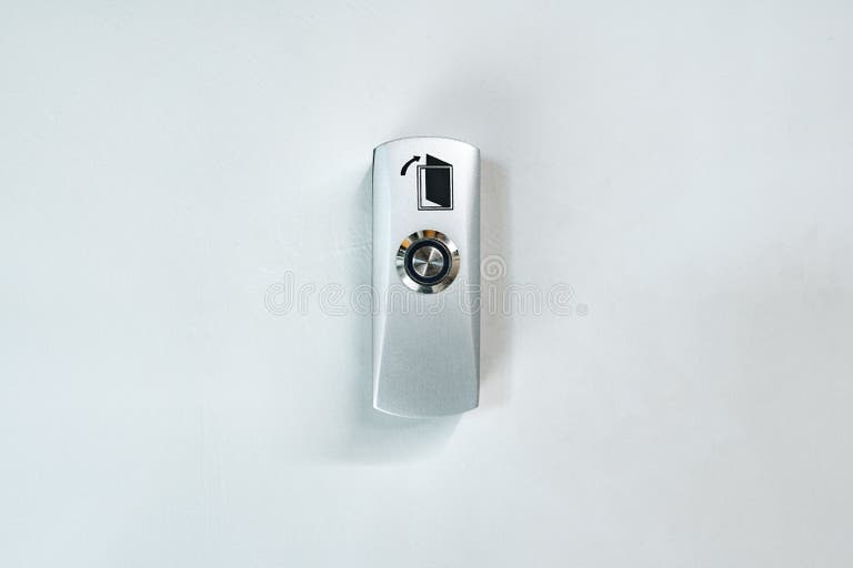 Electronic Key Access System Door Lock on the Wall. Stock Photo - Image ...