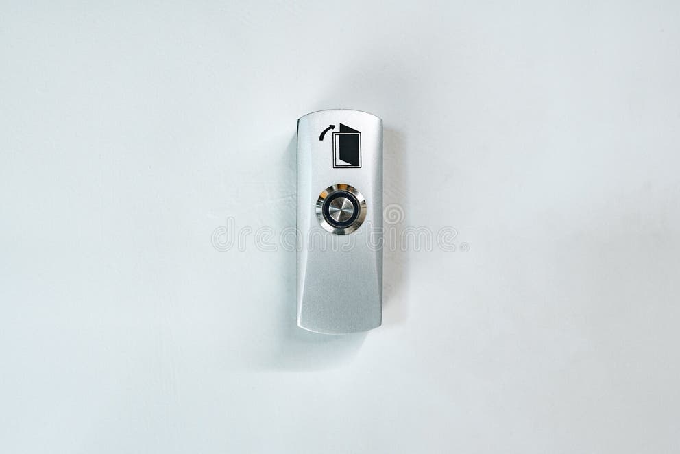 Electronic Key Access System Door Lock on the Wall. Stock Photo - Image ...
