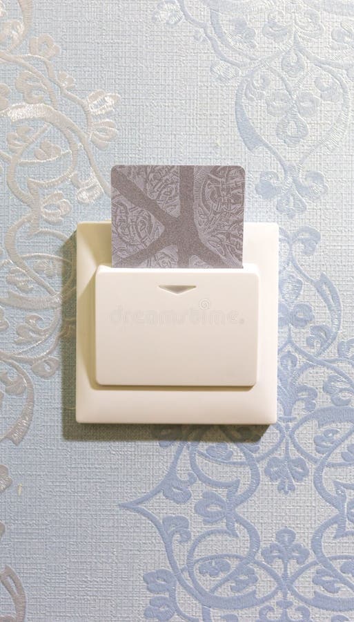 Electronic Key Card on the Wall. Stock Photo - Image of access, cards ...