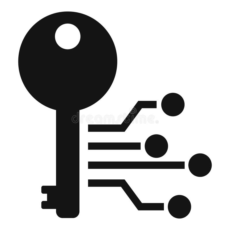 Electronic Key Connecting with Circuit Board for Digital Security Stock ...
