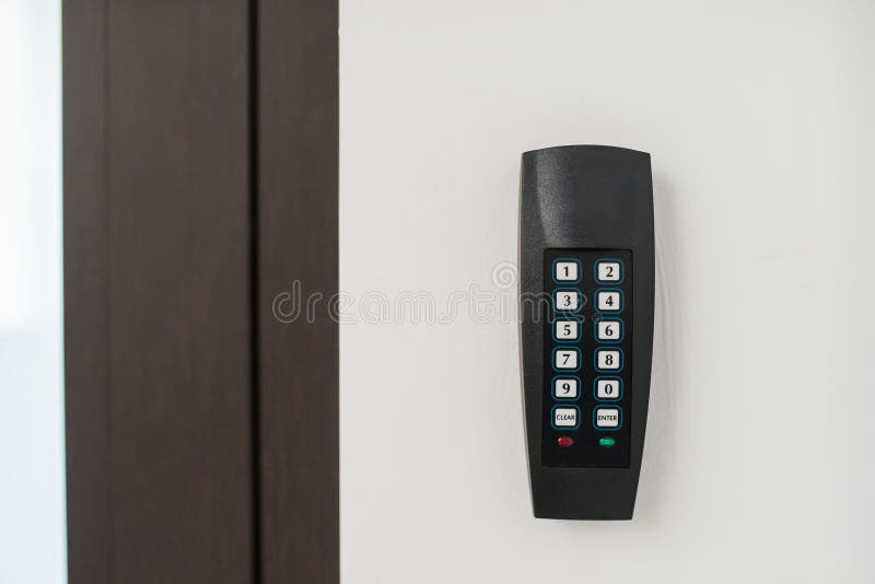 Electronic Keypad Door Lock for Secure Access Stock Image - Image of ...