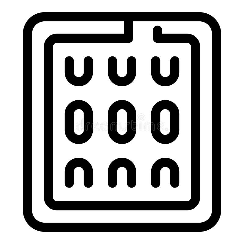 Electronic Keypad Showing Number Combination Access Control Security ...