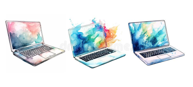 Computer Keyboard Watercolor Ai Stock Photos - Free & Royalty-Free ...