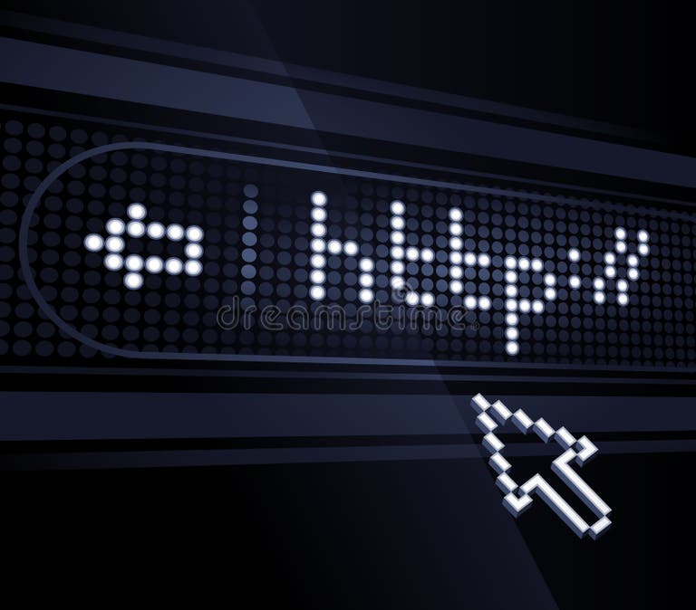 Electronic LED Reader Board Stock Vector - Illustration of lights ...