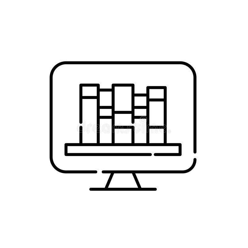 Electronic Book on a Desktop Computer. Digital Library for Downloading ...