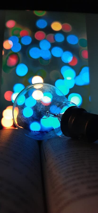 Electronic light bulb. stock image. Image of light, electronic - 195799203