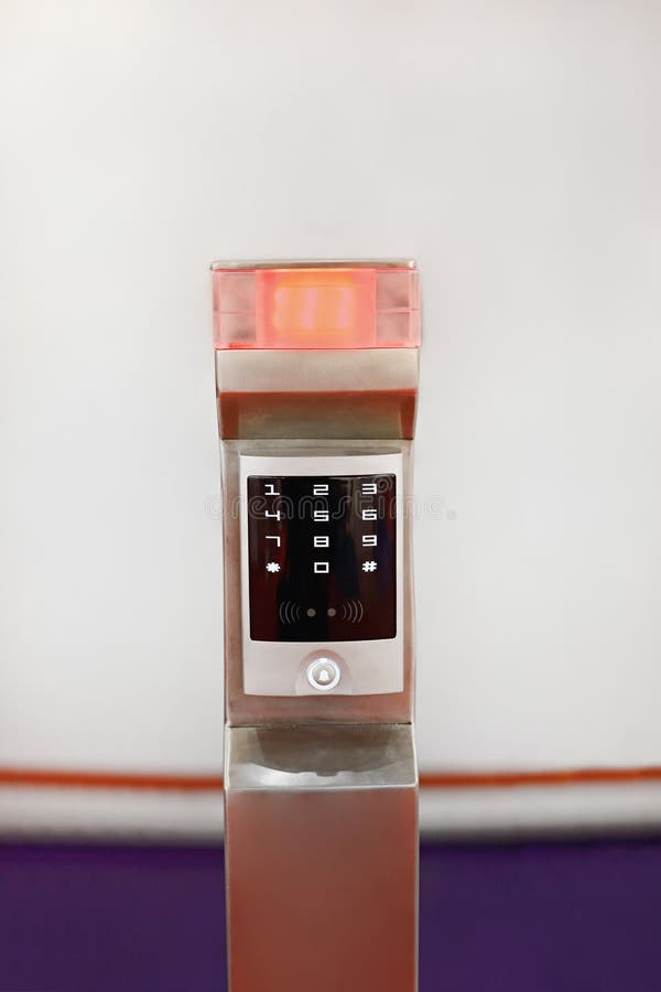 Electronic Lock Pad stock image. Image of tech, modern - 110643283