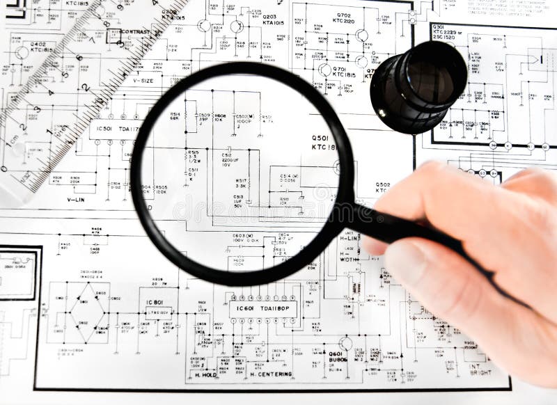 Electronic map stock image. Image of engineering, charter - 21558775