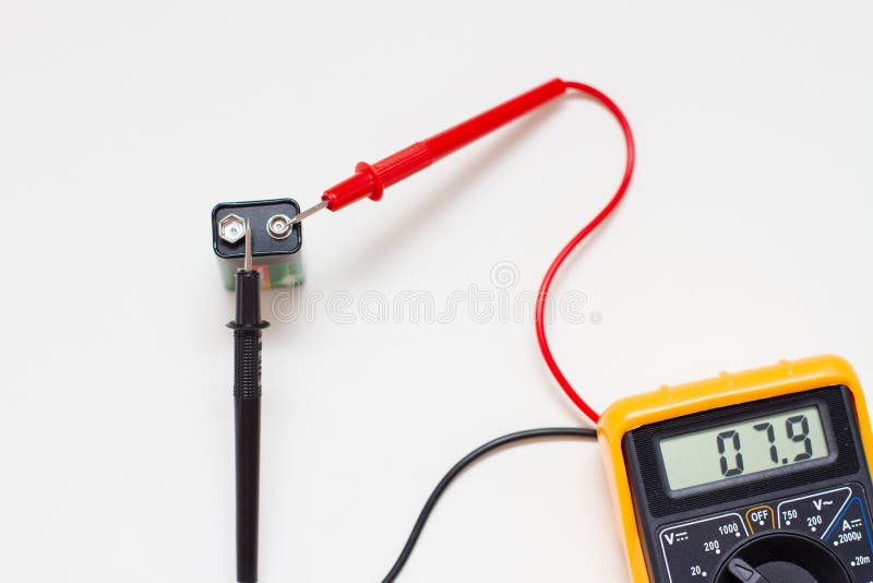 Electronic Measuring Device with Battery. Instrument Readings are ...