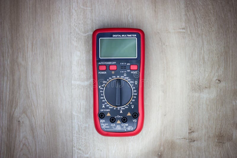 Electronic Measuring Device. Digital Multimeter. Stock Image - Image of ...