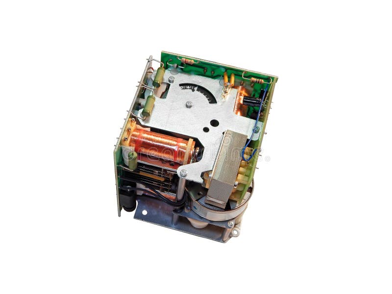 Electronic-mechanical Device. Stock Photo - Image of mechanical, system ...