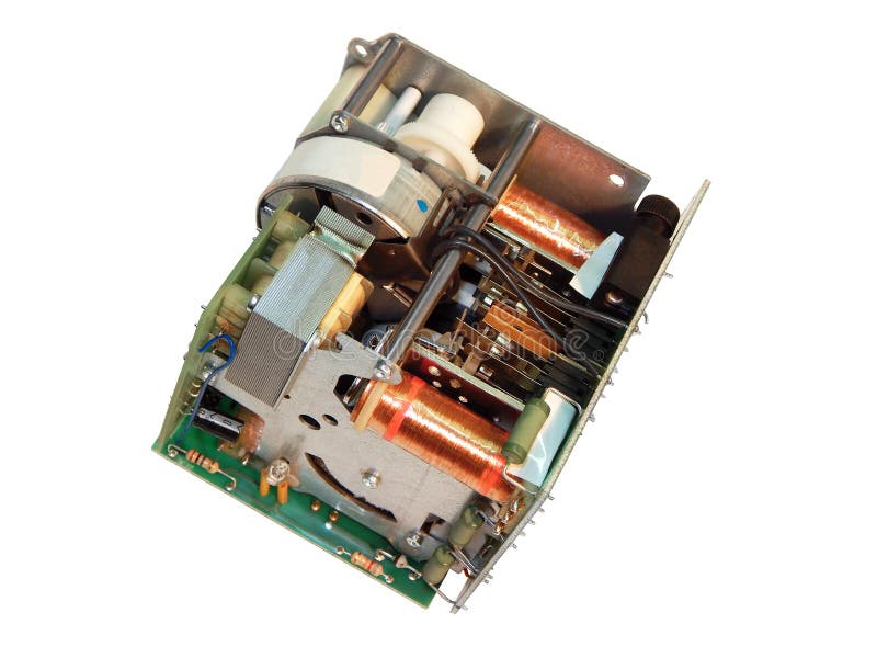 Electronic-mechanical Device. Stock Image - Image of connection, logic ...