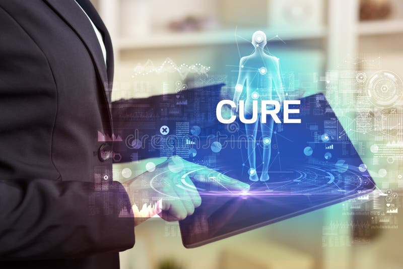 Electronic Medical Record, Tech Concept Stock Image - Image of biology ...