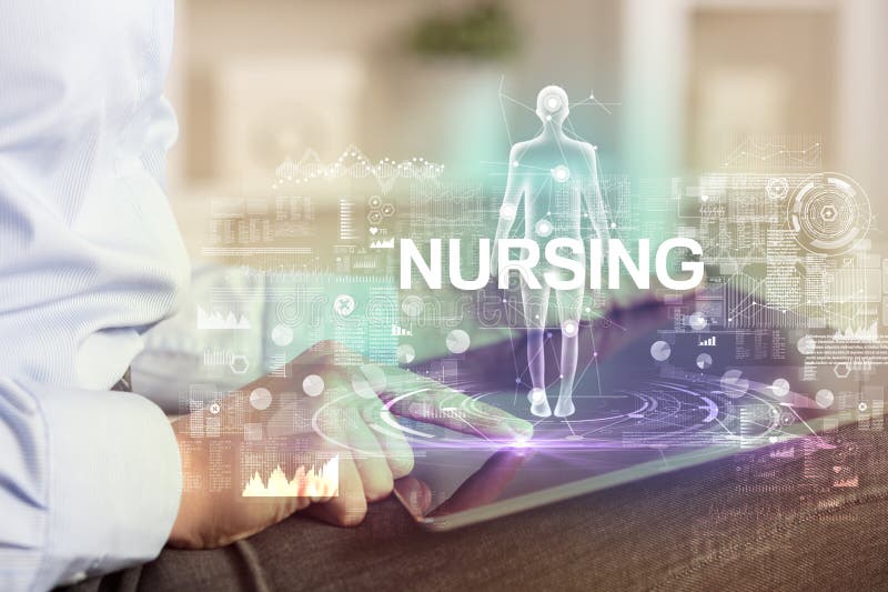 Electronic Medical Record, Tech Concept Stock Image - Image of graph ...