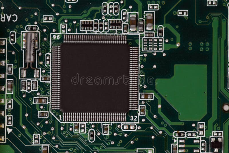 Electronic micro circuit stock image. Image of diode - 48994779