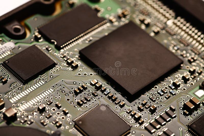 Electronic micro circuit stock image. Image of equipment - 50867543