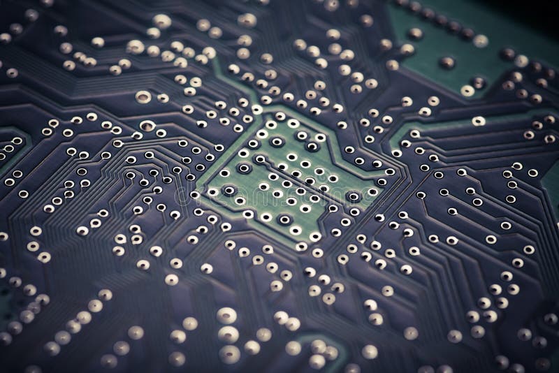 Electronic micro circuit stock image. Image of microchip - 51173417