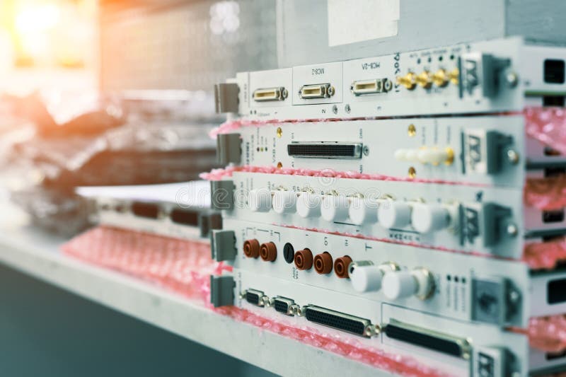 Electronic Modules and Electronic Cards Stacked in a Stack. Stock Image ...