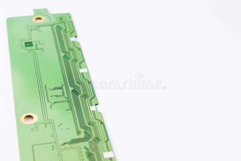 Electronic Motherboard, Isometric Processor Microchip Stock Image ...