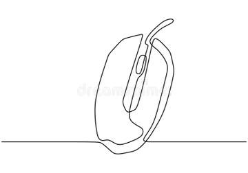Continuous Line Mouse Keyboard Stock Illustrations – 48 Continuous Line ...
