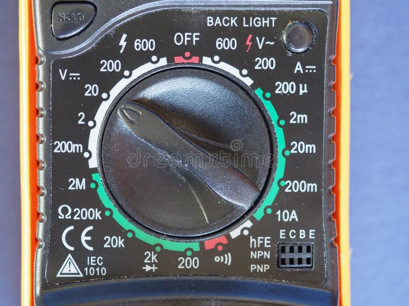 Electronic Multimeter Tester Stock Image - Image of tools, milliammeter ...