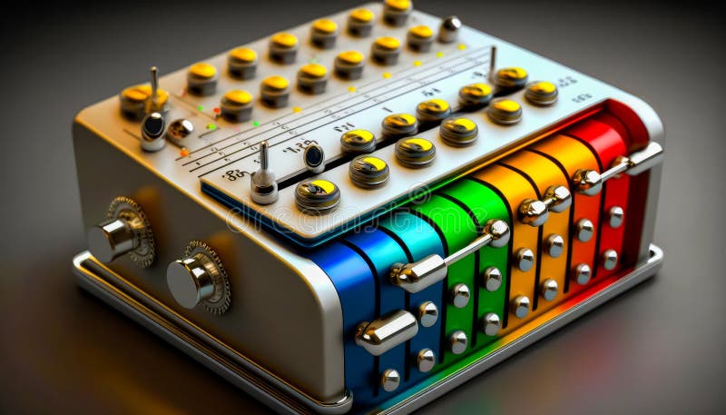 An Electronic Musical Instrument that is Made Up of Many Different ...