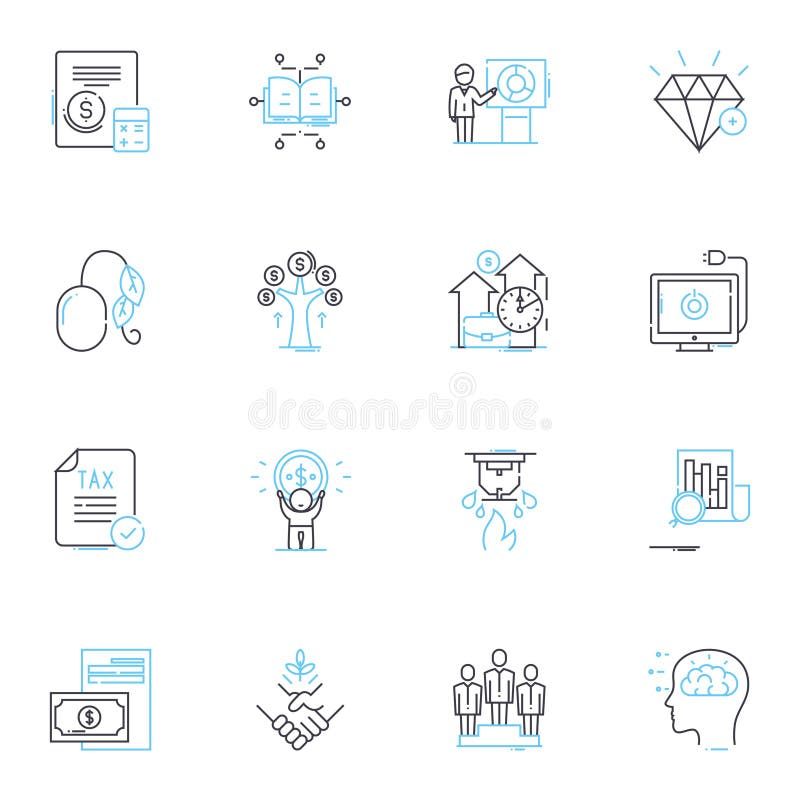 Electronic My Linear Icons Set. Advanced, Innovative, Futuristic ...