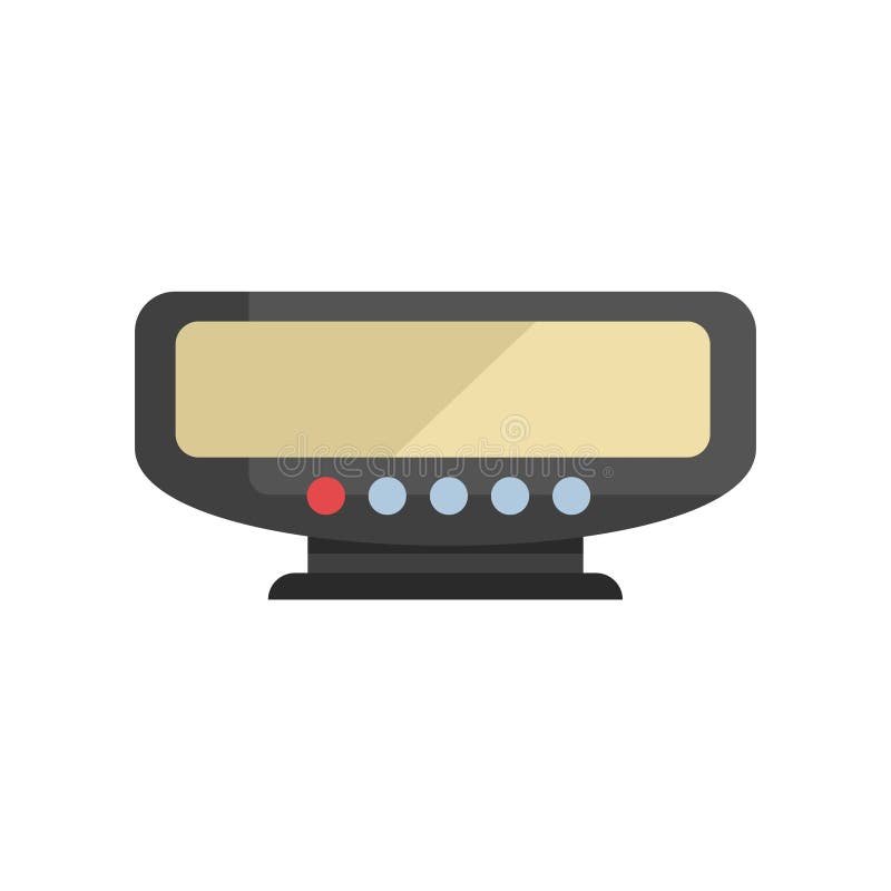 Electronic Pager Showing Blank Screen with Buttons for Paging Someone ...