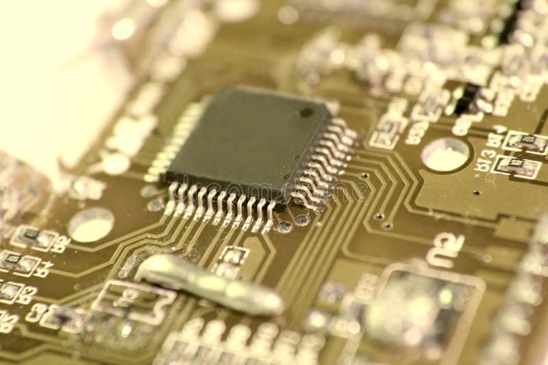 Electronic Panel Photo Detail Stock Photo - Image of design, background ...