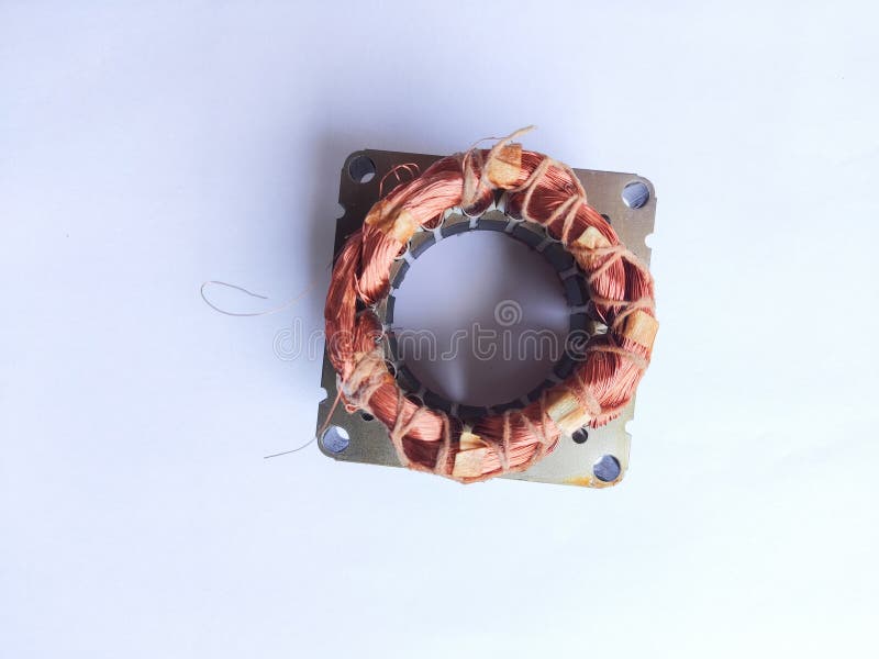 Electronic Parts of Electrical Equipment. the Copper Coil Functions As ...
