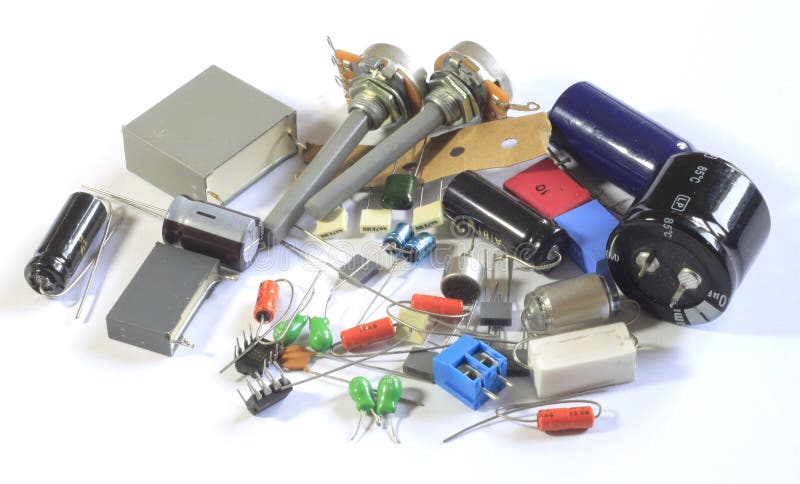 Electronic parts stock image. Image of parts, electronic - 42293245