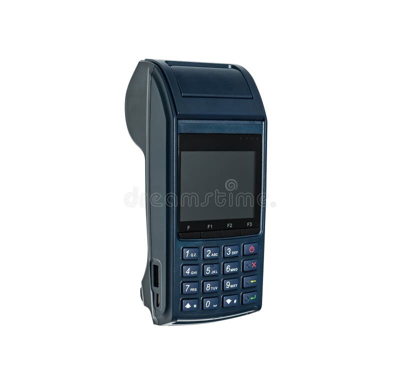 Electronic Payment Terminal. Stock Photo - Image of case, money: 170997532