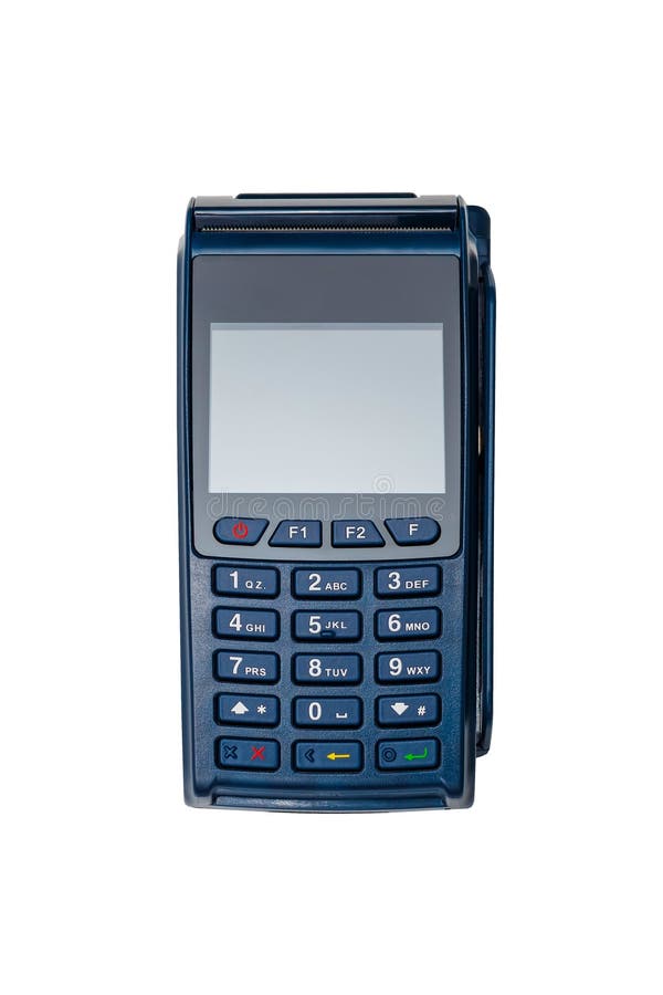 Electronic Payment Terminal Stock Image - Image of case, bank: 114836587