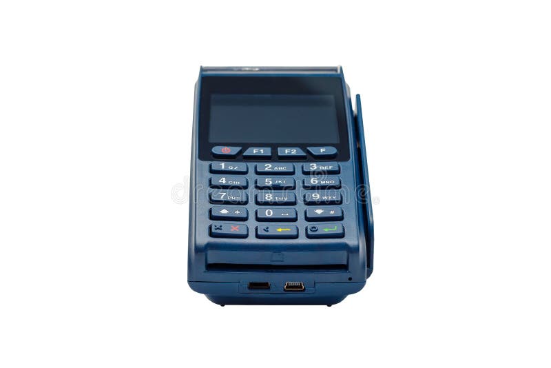 Electronic Payment Terminal. Stock Image - Image of card, financial ...