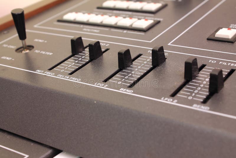 Electronic piano stock photo. Image of mode, equalizer - 58308576