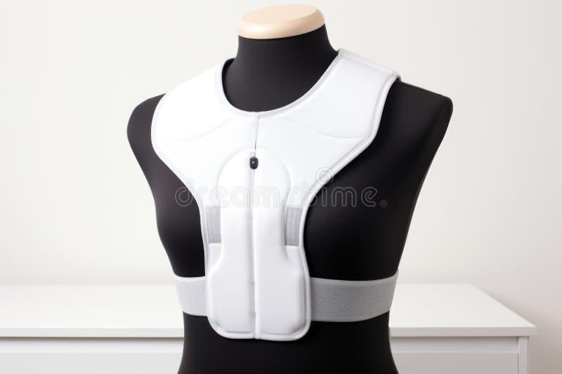 Electronic Posture Corrector on a White Table Stock Illustration ...