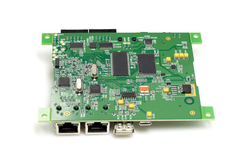 Pc components green stock image. Image of electrical, parts - 53685