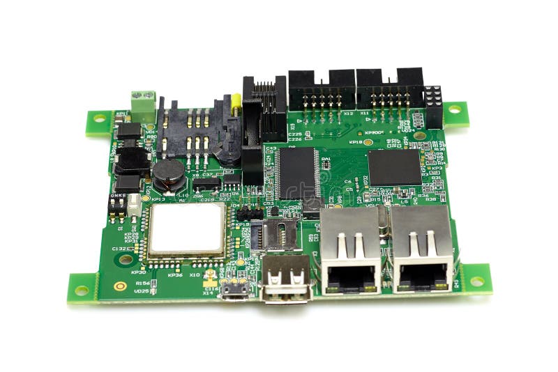 Pc components green stock image. Image of electrical, parts - 53685