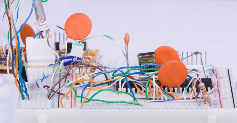 Electronic prototyping stock image. Image of electric - 12675825