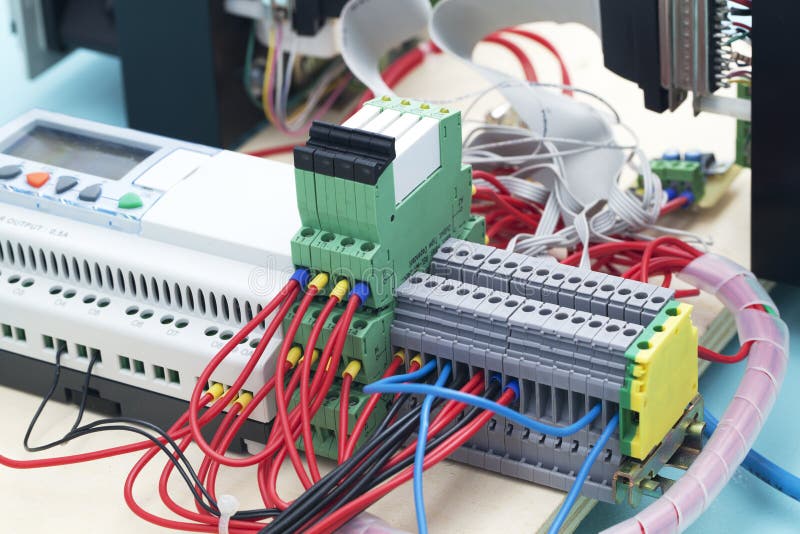 Electronic prototyping stock image. Image of electric - 12675825