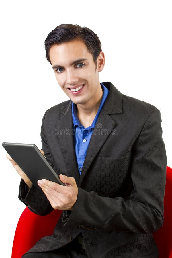 Electronic Reader stock photo. Image of person, ebook - 28197998