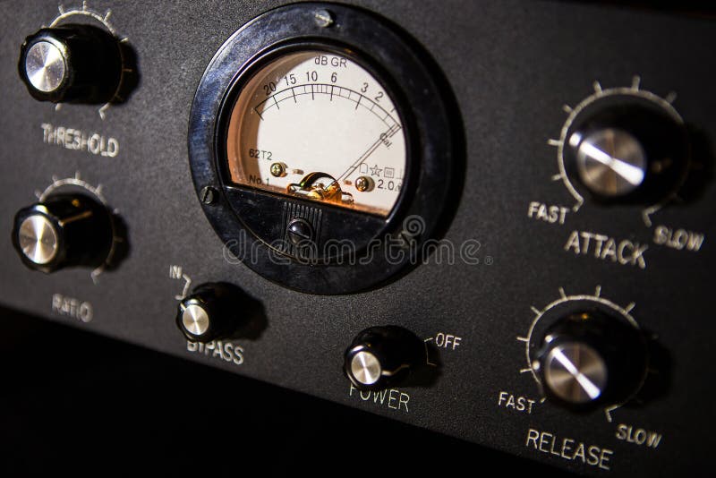 Electronic Recording Studio Stock Photo - Image of frequency, music ...