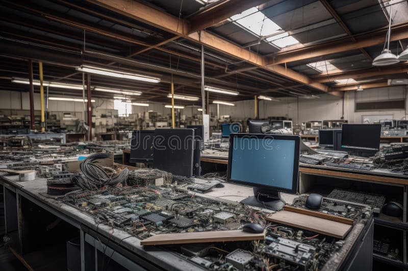 Electronic Recycling Center, Where Broken and Unwanted Electronics are ...