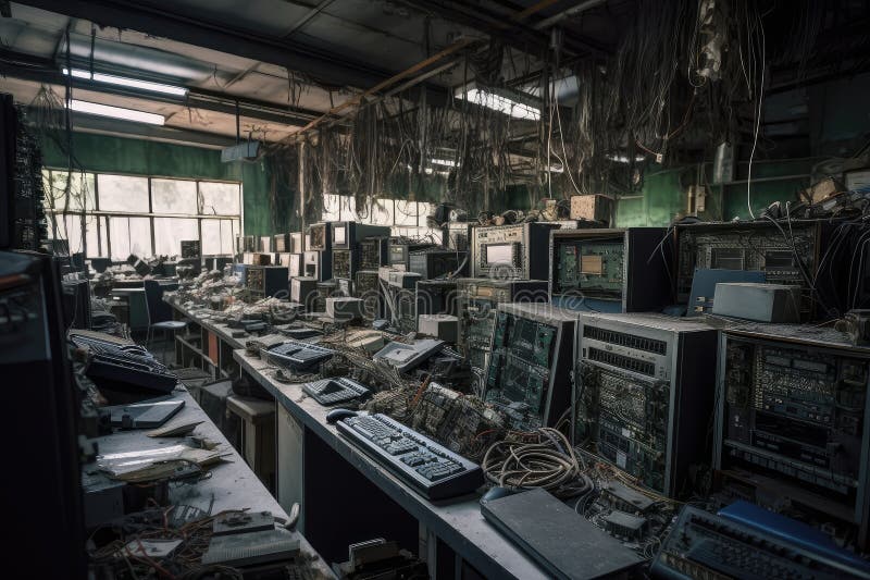 Electronic Recycling Facility, Where Broken and Obsolete Electronics ...