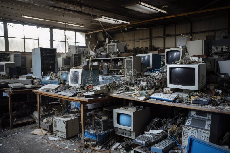Electronic Recycling Facility, Where Broken and Obsolete Electronics ...