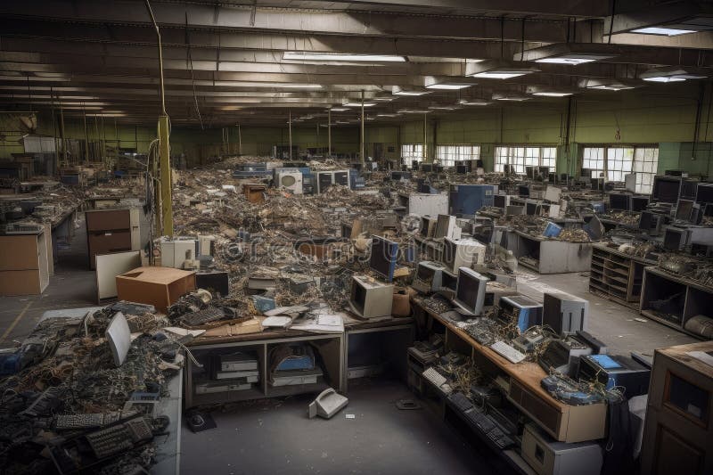 Electronic Recycling Facility, Where Broken and Obsolete Electronics ...