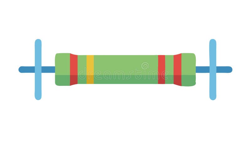 Electronic Resistor Vector Graphic, Vector Design Generative AI Stock ...