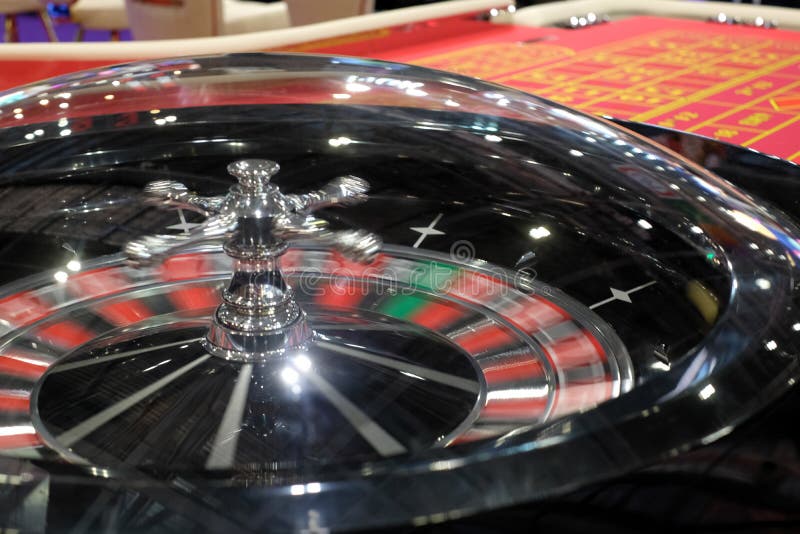 Electronic Automatic Roulette Wheel with Ball Stock Photo - Image of ...