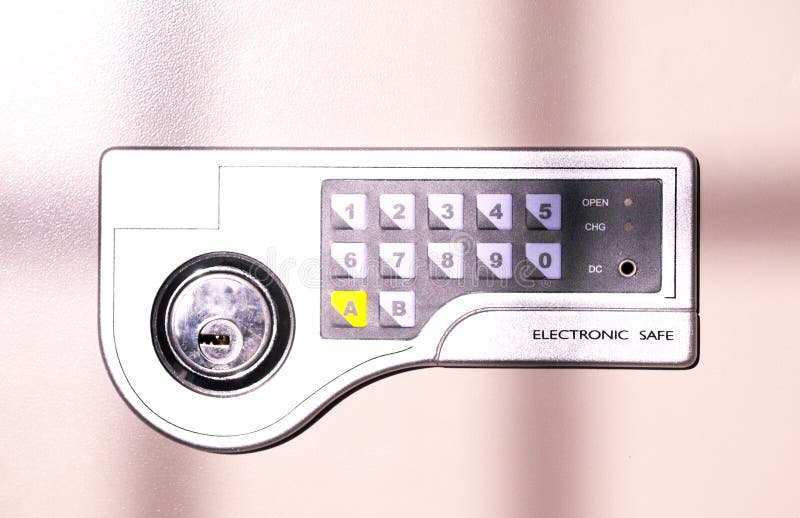 The electronic safe stock photo. Image of electronics - 5899700